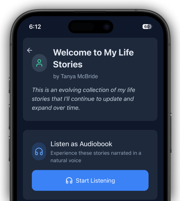 Memory Vault - Preserve Your Life Story Through AI-Powered Storytelling